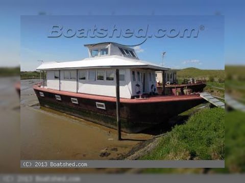 Used barges Houseboat thames lighter barge for sale - Daily Boats