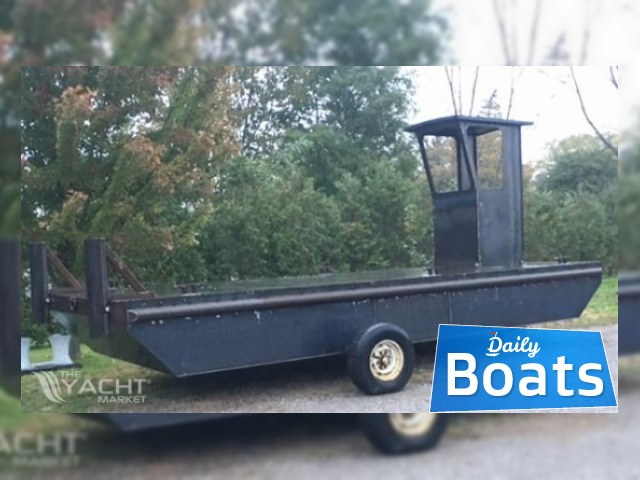 2018 Commercial Boats New Steel Work Barge W/Wheelhouse for sale. View ...