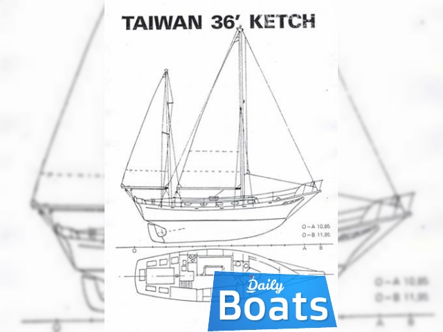 1977 Chung Hwa Boats Taiwan Ketch 36 for sale. View price, photos and ...