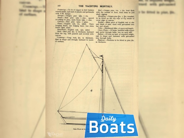 1913 Hamble One Design Classic Yacht for sale. View price, photos and ...