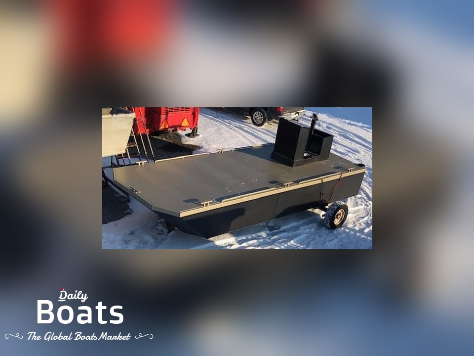 Commercial boats steel work barge with push knees console an for sale ...