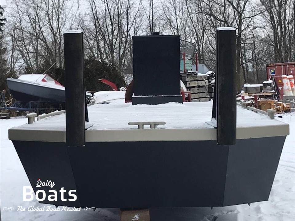 2021 Commercial Boats Steel Work Barge With Push Knees. Console And ...