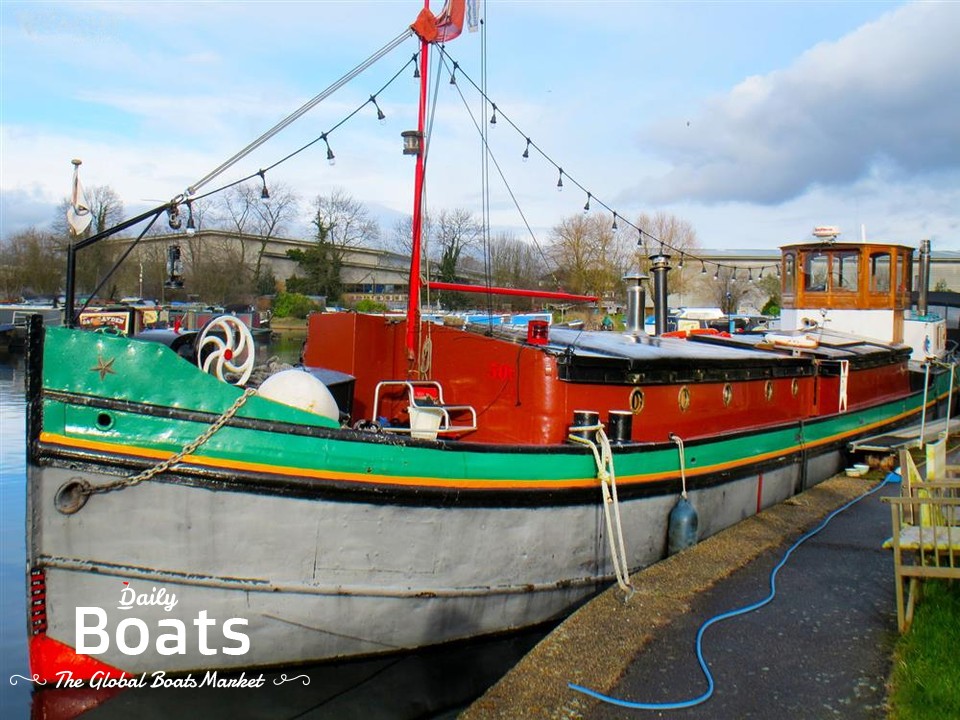 1905 Houseboat Dutch Barge 20M With London Mooring for sale. View price ...