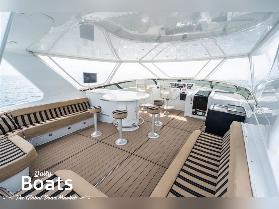 2002 Hatteras Yachts Sport Deck Motor for sale. View price, photos and ...