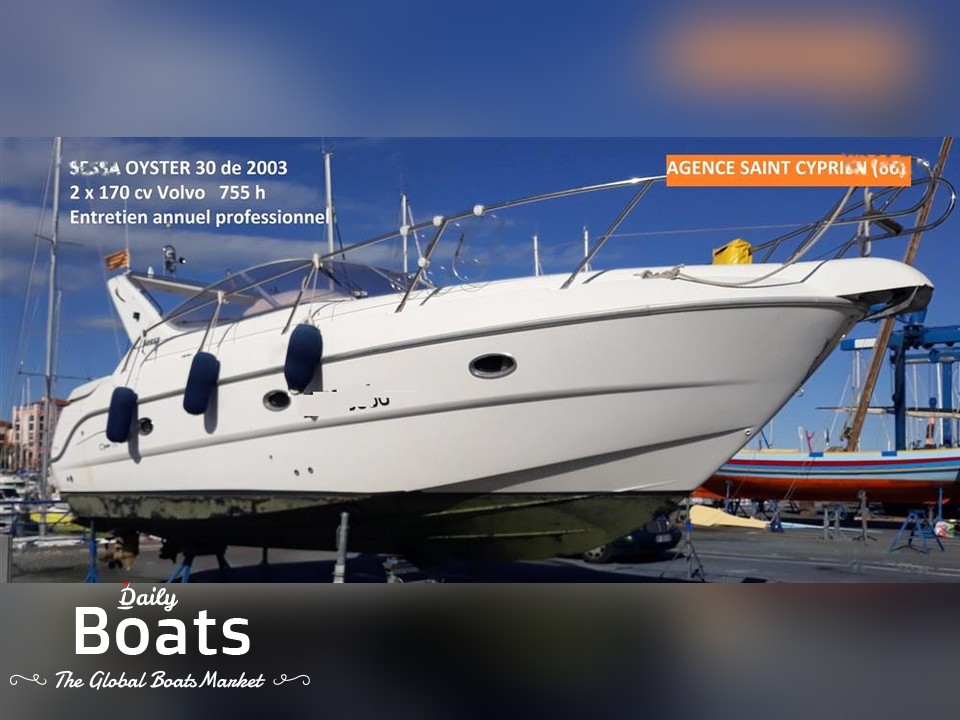 2003 Sessa Marine Oyster 30 for sale. View price, photos and Buy 2003 ...