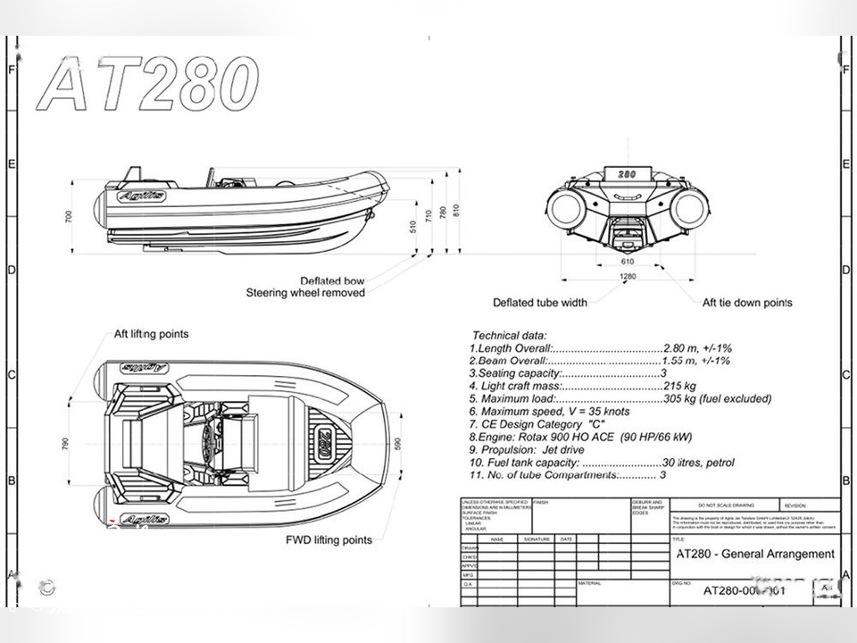 2022 Agilis Jet Tender 280 for sale. View price, photos and Buy 2022 ...