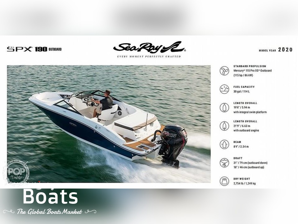 2020 Sea Ray Boats 190 Spx for sale. View price, photos and Buy 2020 ...