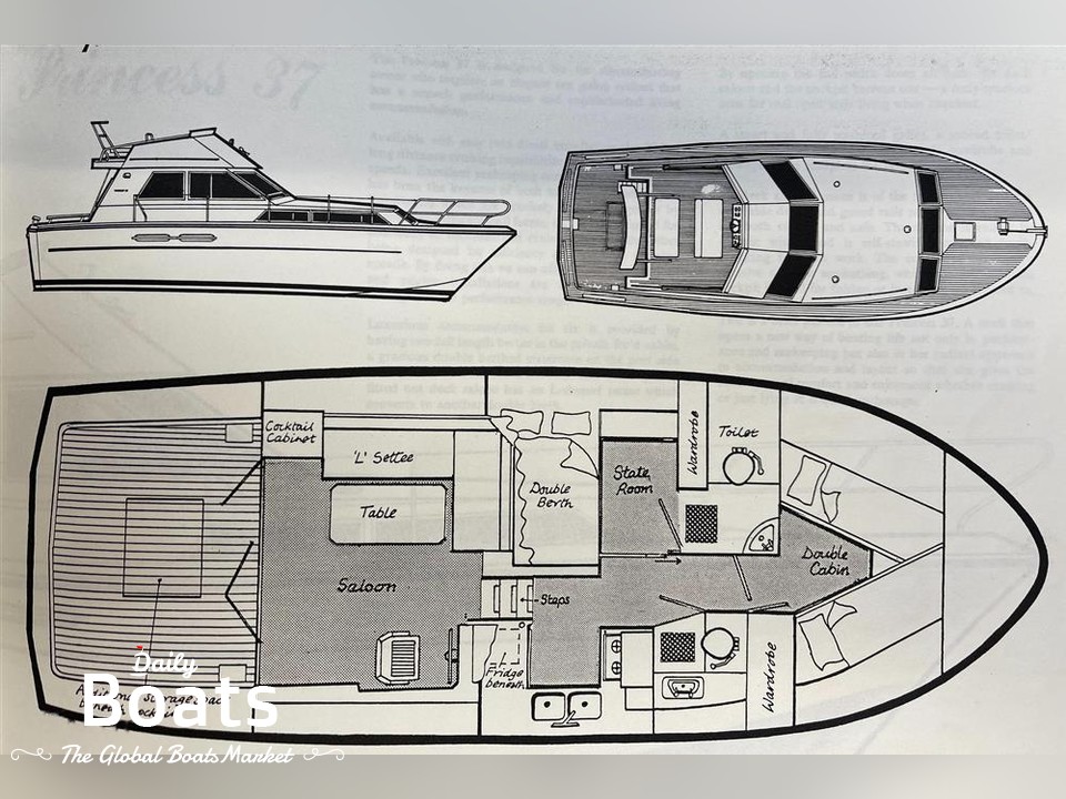 1980 Princess 37 for sale. View price, photos and Buy 1980 Princess 37 ...