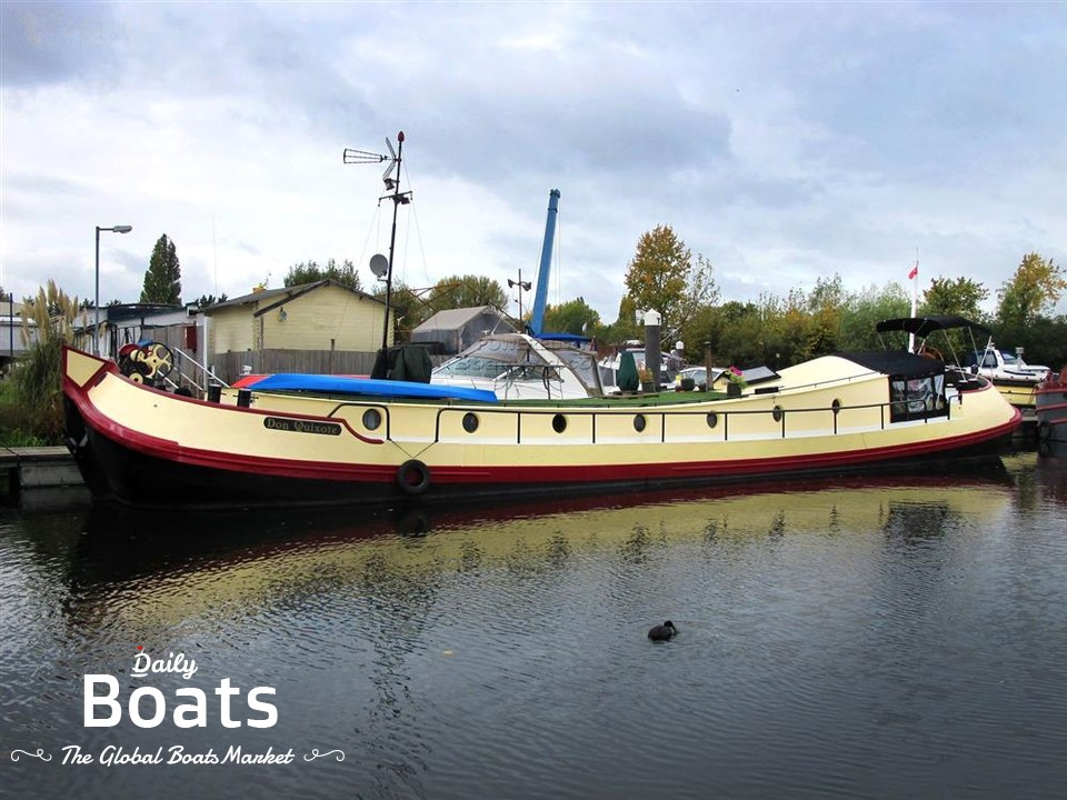 1898 Houseboat Dutch Barge 23M With London Mooring for sale. View price ...