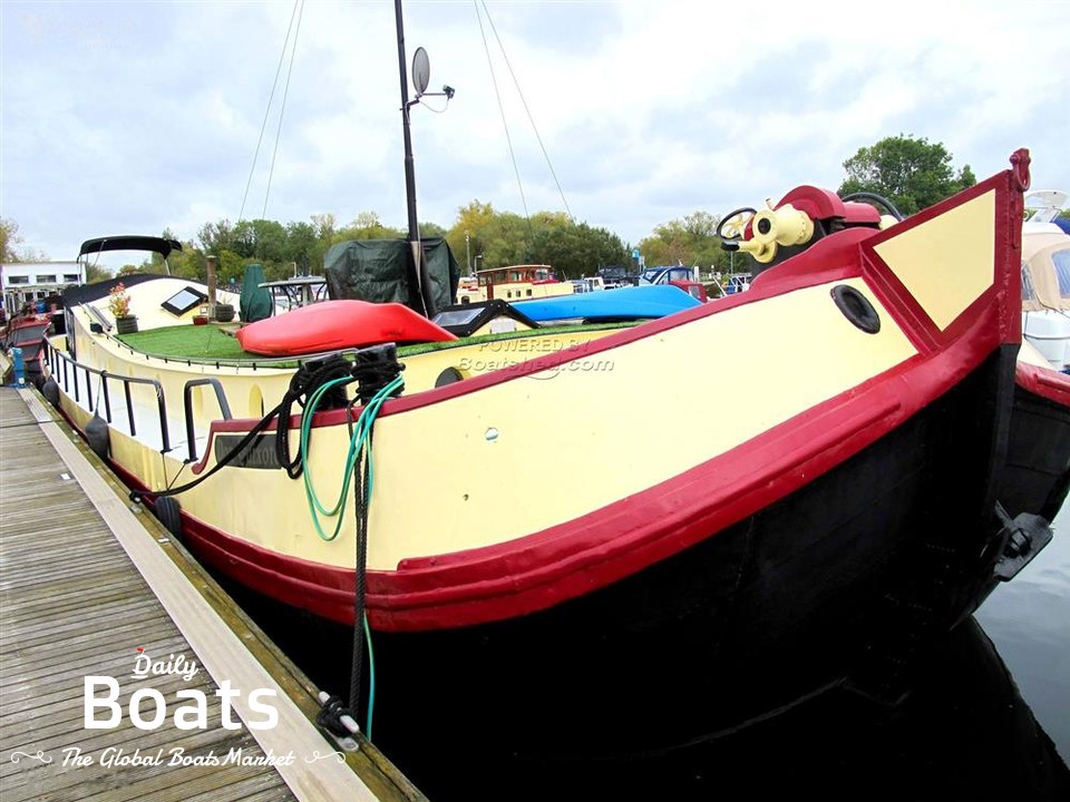 1898 Houseboat Dutch Barge 23M With London Mooring for sale. View price ...