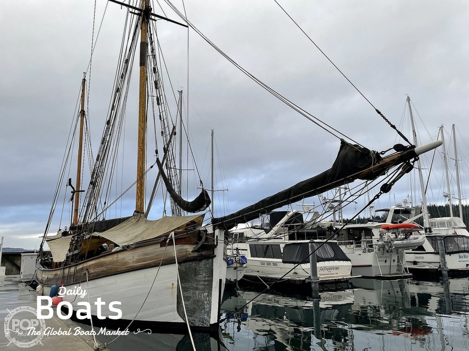 1934 Jensen Marine/Cal Boats Custom 60 Converted Danish Fishing Ketch ...