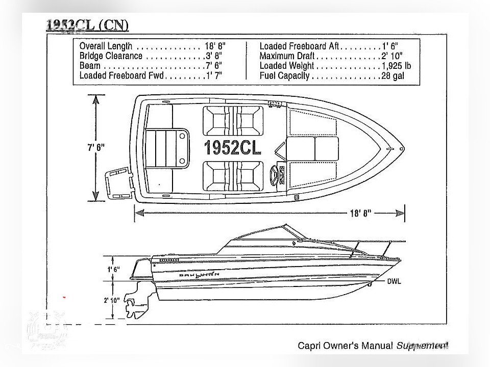 1998 Bayliner 1952 Capri for sale. View price, photos and Buy 1998 ...