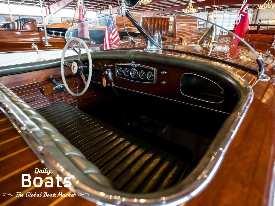 1936 Antique Minett Sheilds Triple Cockpit Runabout for sale. View ...