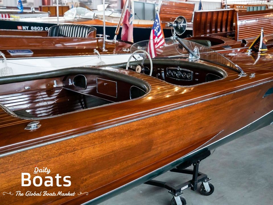 1936 Antique Minett Sheilds Triple Cockpit Runabout for sale. View ...