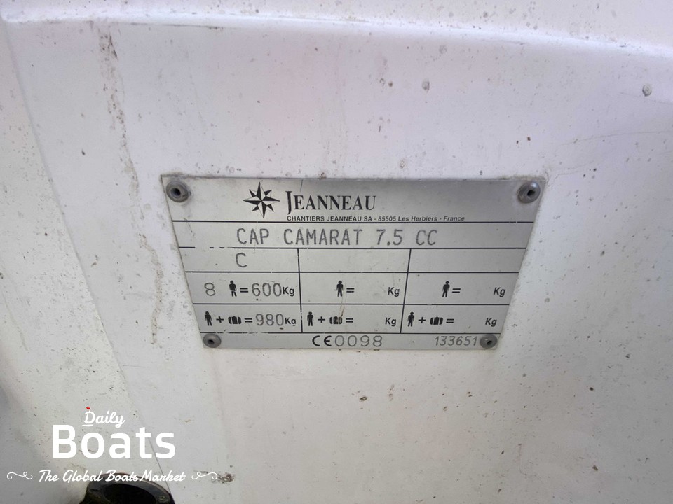 2011 Jeanneau Cap Camarat 7.5 Cc for sale. View price, photos and Buy ...