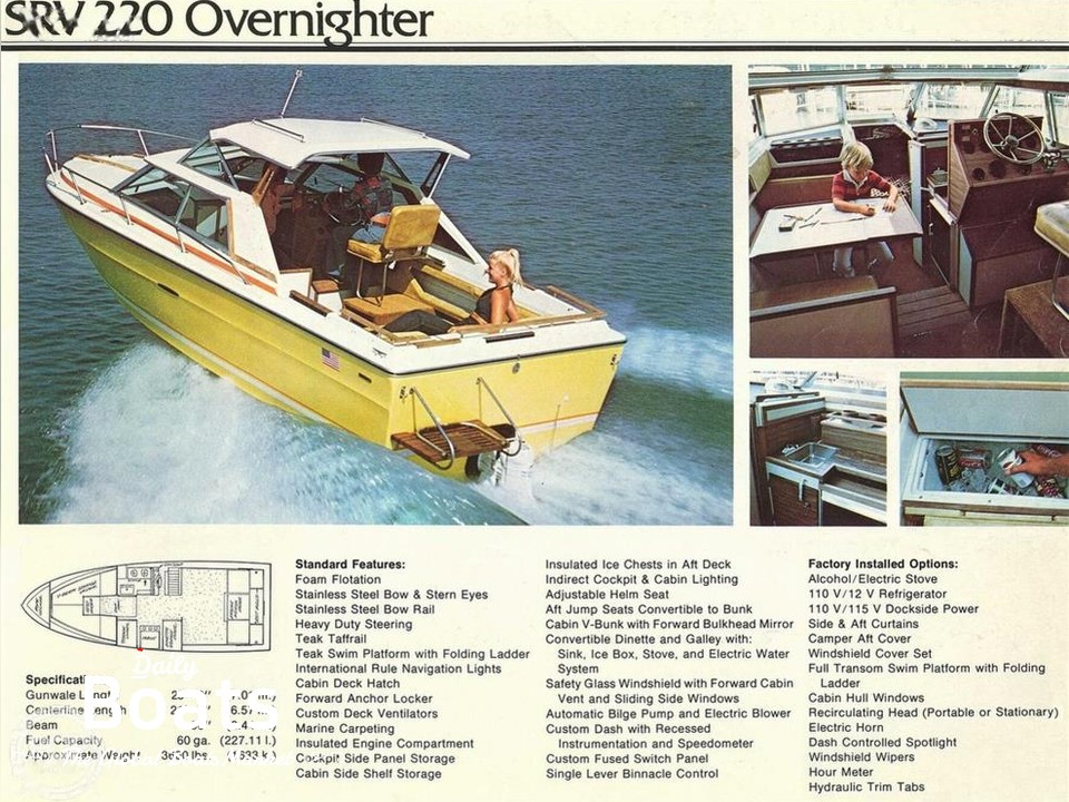 1977 Sea Ray Srv 220 Overnighter for sale. View price, photos and Buy ...