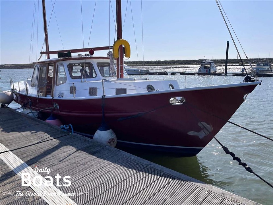 1963 Van Der Laan & Woubrugge Converted Motor Sailer Dutch Steel Ketch ...