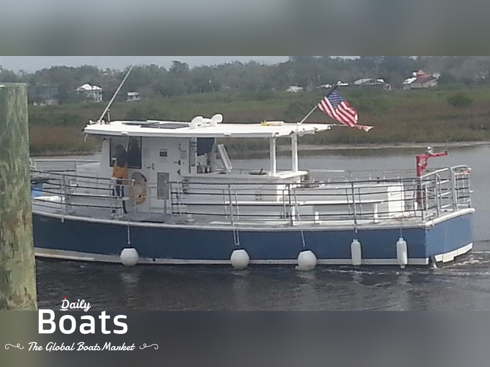 1964 1964 40 X 12 Converted Navy Launch Fiberglass 32 Passenger Vessel ...