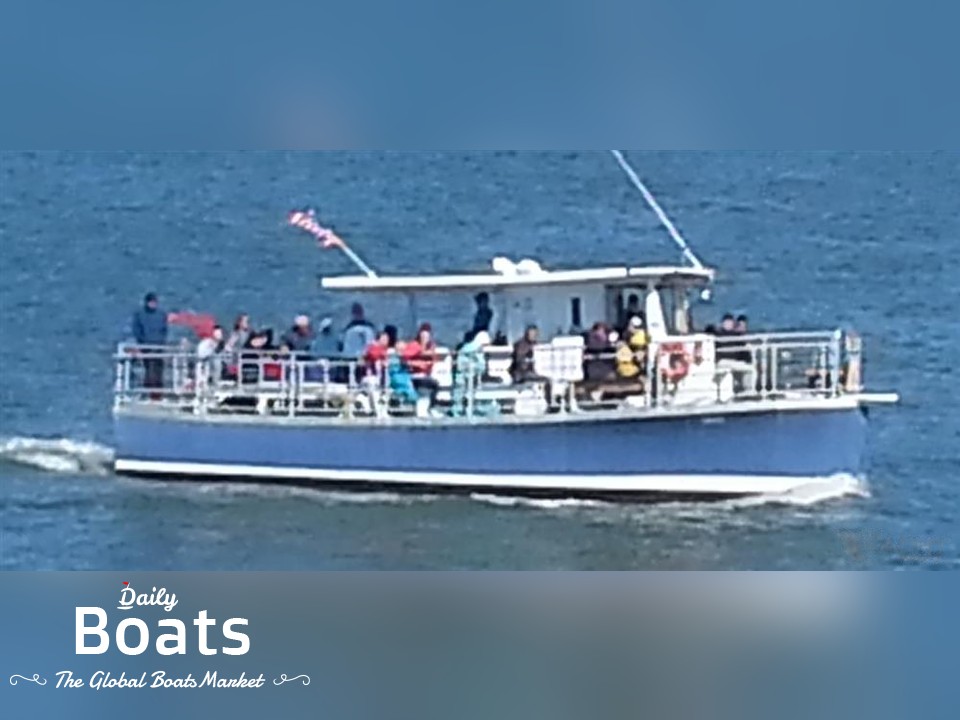 1964 1964 40 X 12 Converted Navy Launch Fiberglass 32 Passenger Vessel ...