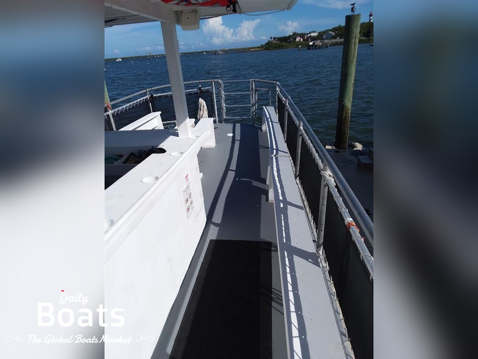 1964 1964 40 X 12 Converted Navy Launch Fiberglass 32 Passenger Vessel ...