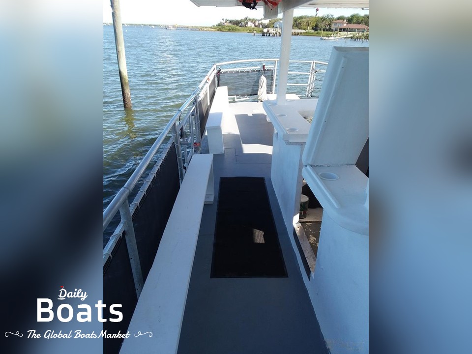 1964 1964 40 X 12 Converted Navy Launch Fiberglass 32 Passenger Vessel ...