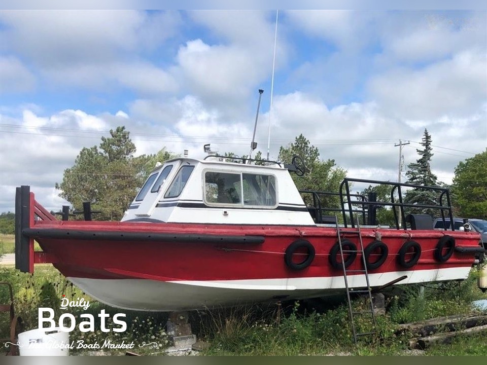 1980 26 X 11 Aluminum Crew/Work Boat De-Rigged for sale. View price ...