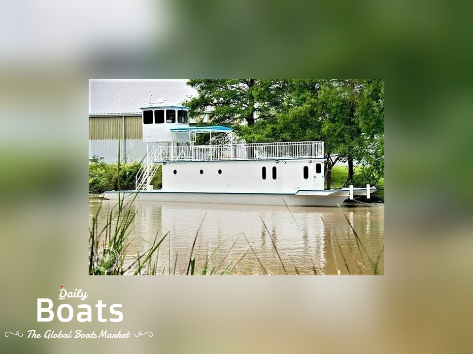 Custom built in 2020 houseboat deckhouse on lakeview hull for sale ...