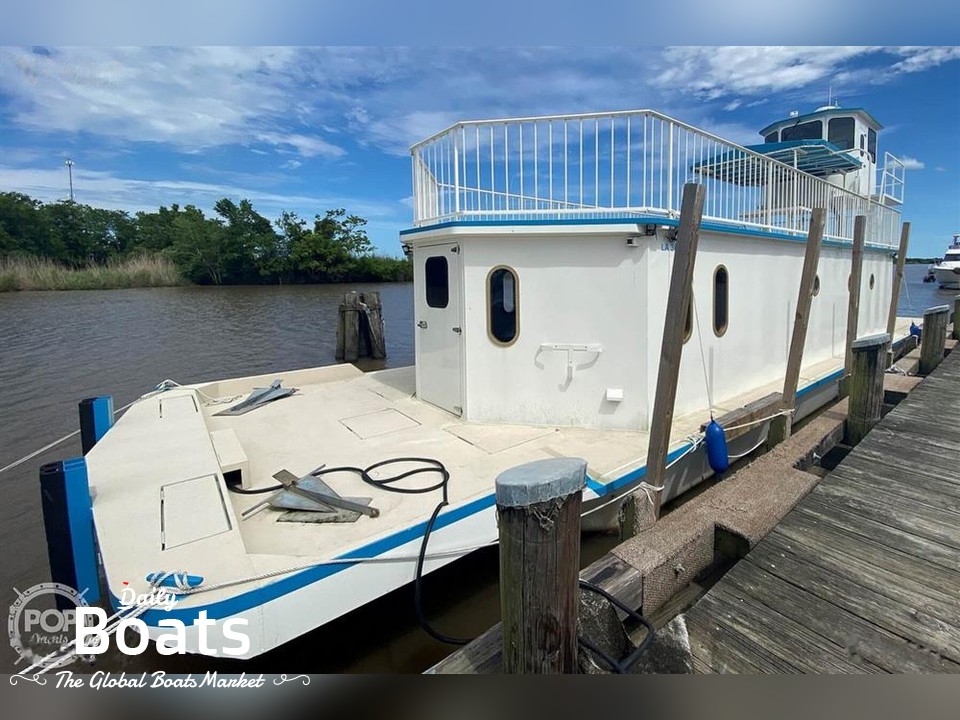 1996 Custom Built In 2020 Houseboat/Deckhouse On Lakeview Hull for sale ...