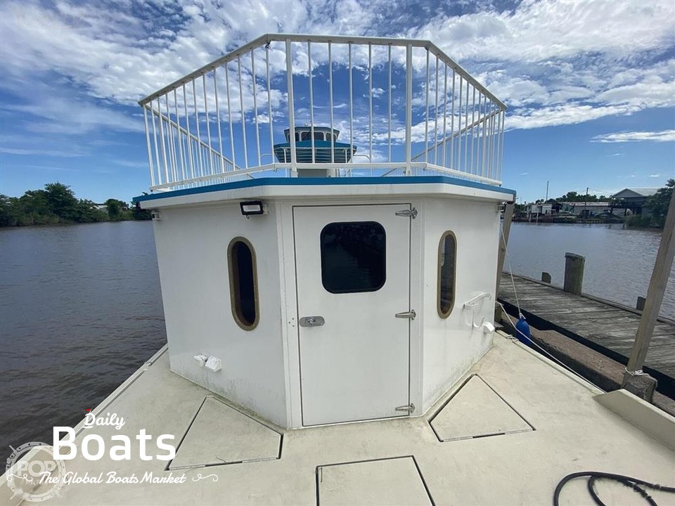 1996 Custom Built In 2020 Houseboat/Deckhouse On Lakeview Hull for sale ...