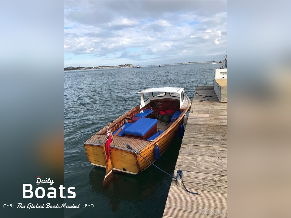 1965 Dixon & Sons 18Ft Clinker Construction Fishing Launch- Coming Onto ...