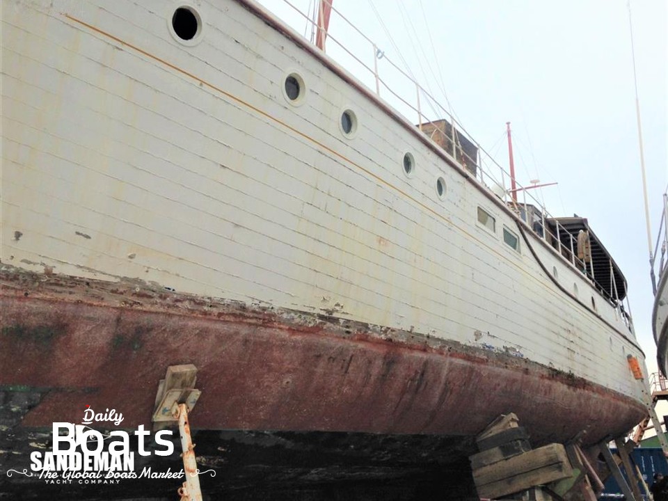 1939 Silvers John Bain 80 Ft Twin Screw Motor Yacht - Project for sale ...