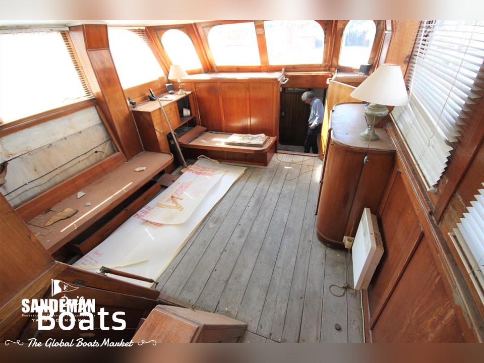 1939 Silvers John Bain 80 Ft Twin Screw Motor Yacht - Project for sale ...