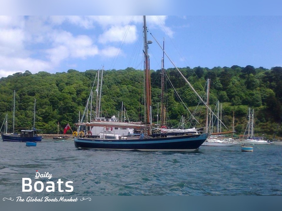 2006 Laurent Giles 54' Steel Gaff Rigged Cutter for sale. View price ...
