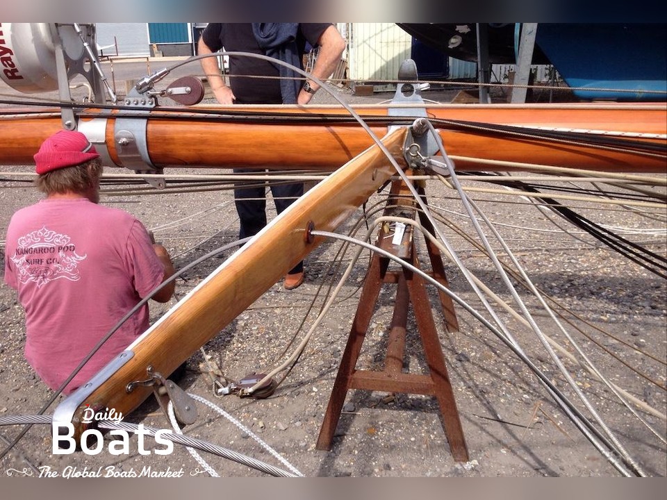 2006 Laurent Giles 54' Steel Gaff Rigged Cutter for sale. View price ...