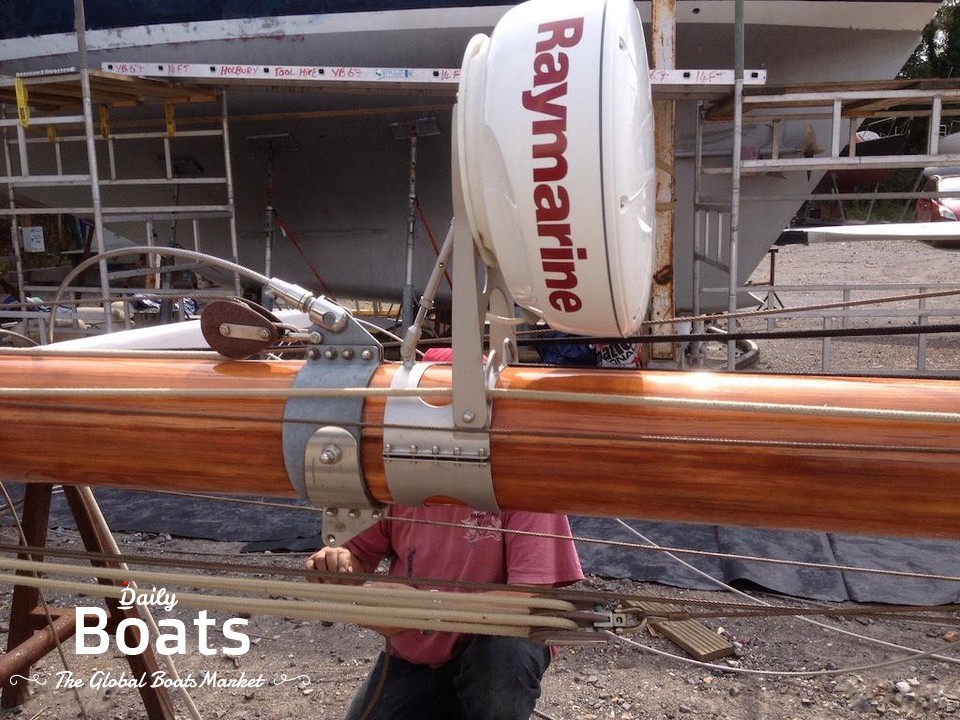 2006 Laurent Giles 54' Steel Gaff Rigged Cutter for sale. View price ...