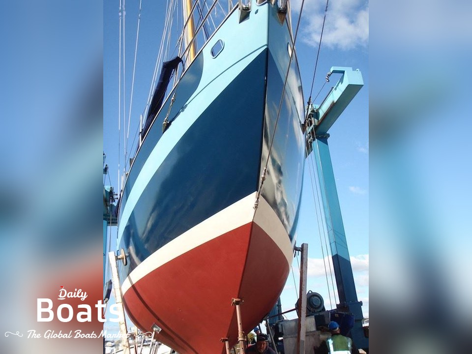 2006 Laurent Giles 54' Steel Gaff Rigged Cutter for sale. View price ...
