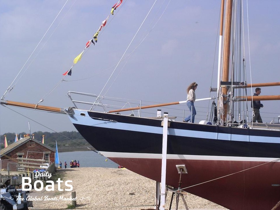 2006 Laurent Giles 54' Steel Gaff Rigged Cutter for sale. View price ...