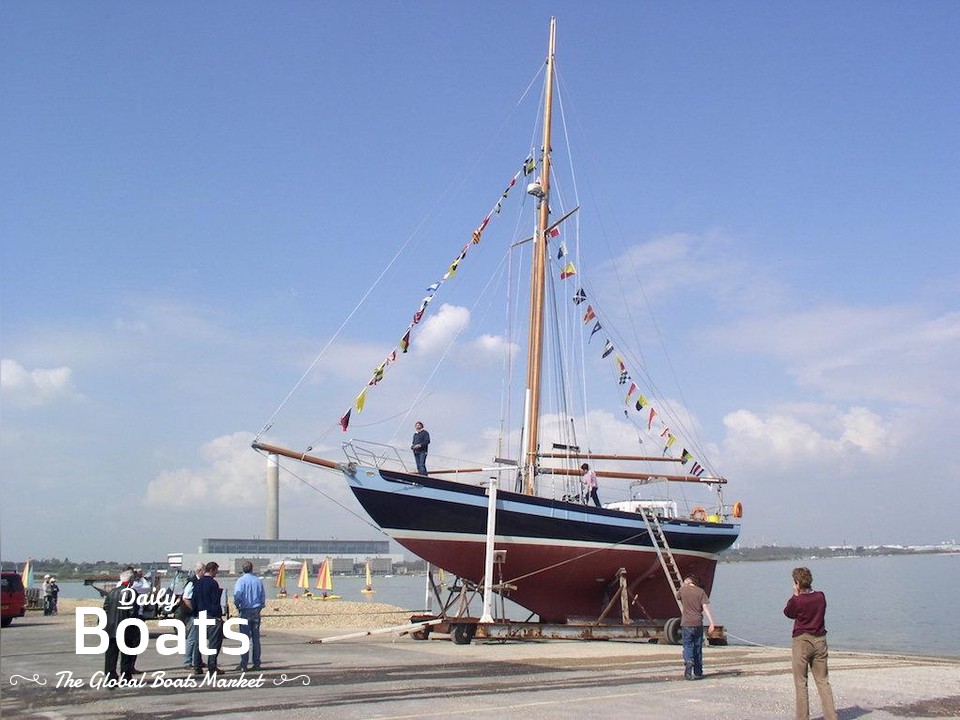 2006 Laurent Giles 54' Steel Gaff Rigged Cutter for sale. View price ...