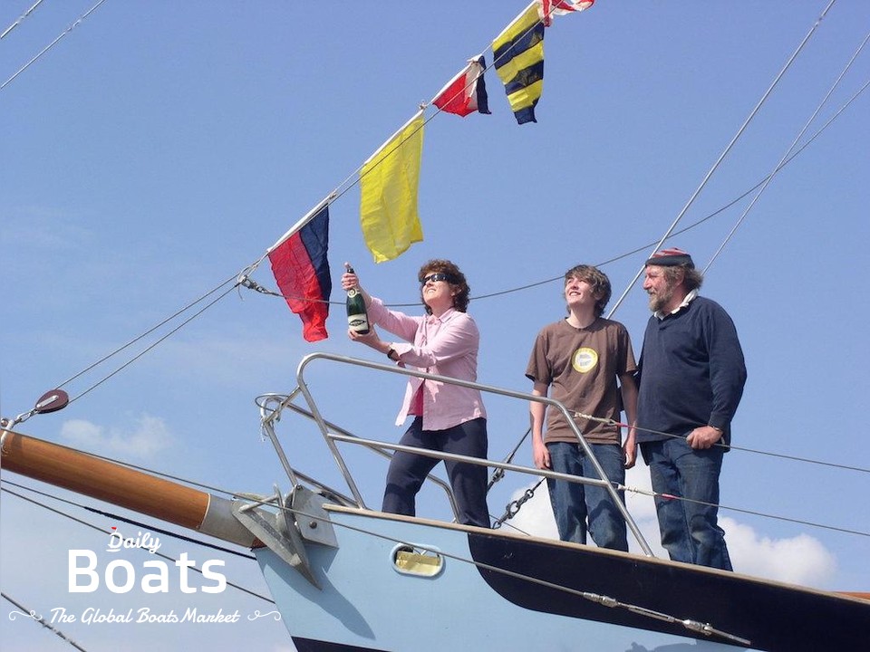 2006 Laurent Giles 54' Steel Gaff Rigged Cutter for sale. View price ...