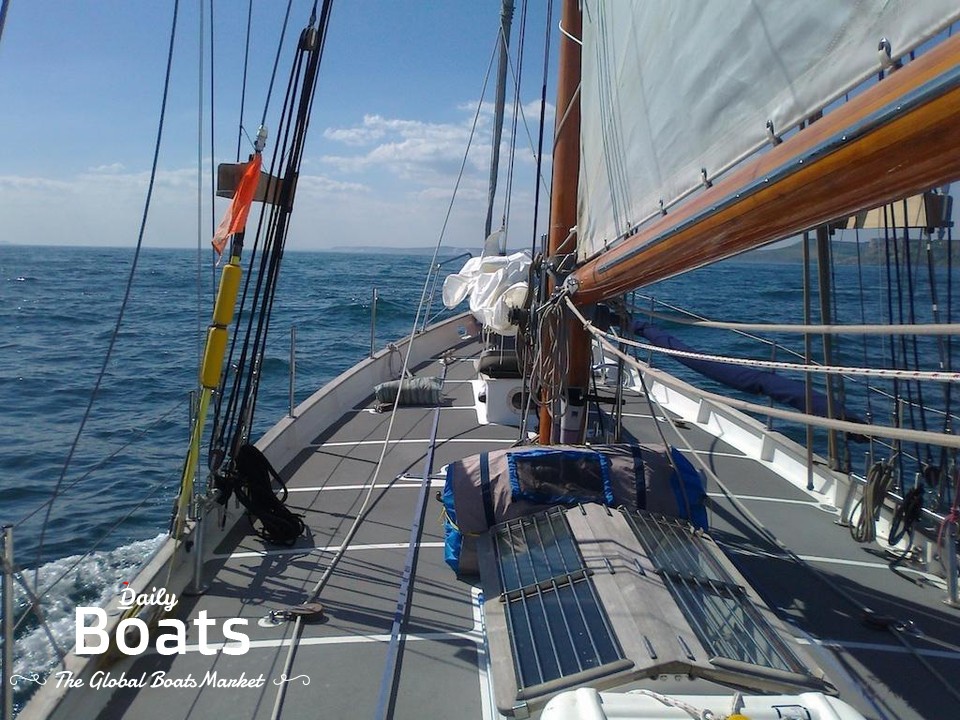 2006 Laurent Giles 54' Steel Gaff Rigged Cutter for sale. View price ...