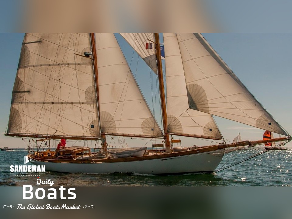Antique classic boats Custom starling burgess staysail schooner for ...