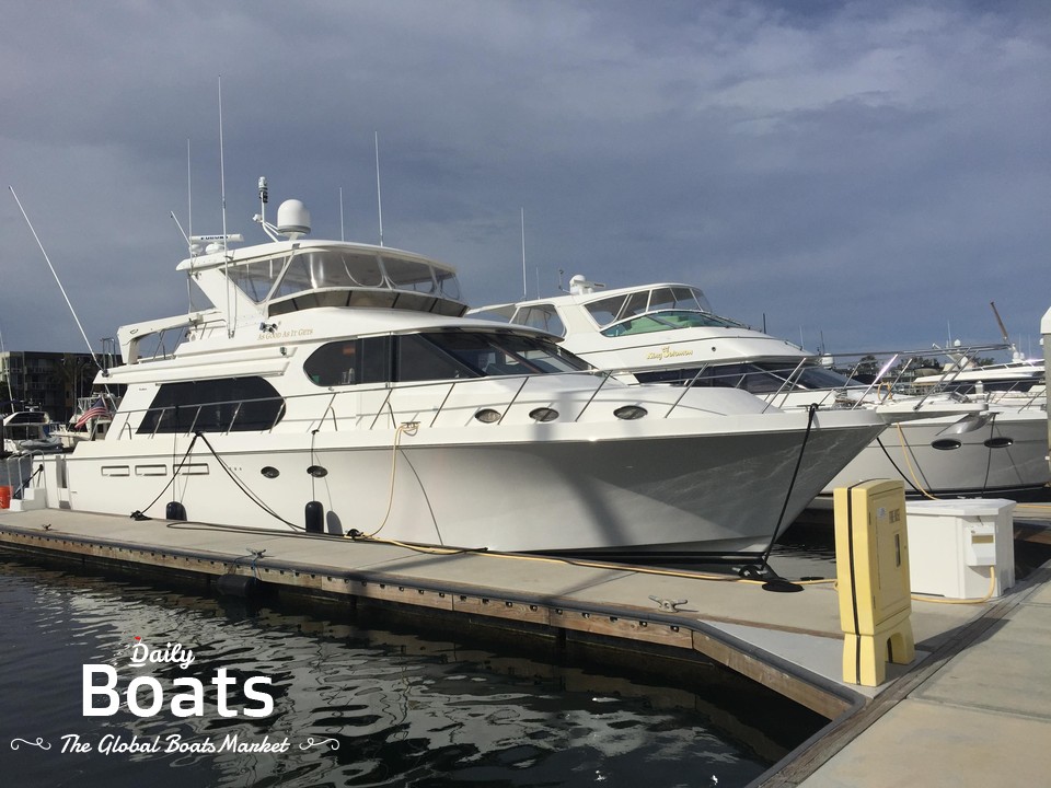2002 Ocean Alexander 64 Motor Yacht Pilot House for sale. View price ...