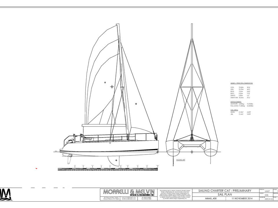2022 MM 45 Charter Catamaran Subchapter "T" - 49 Passenger for sale ...