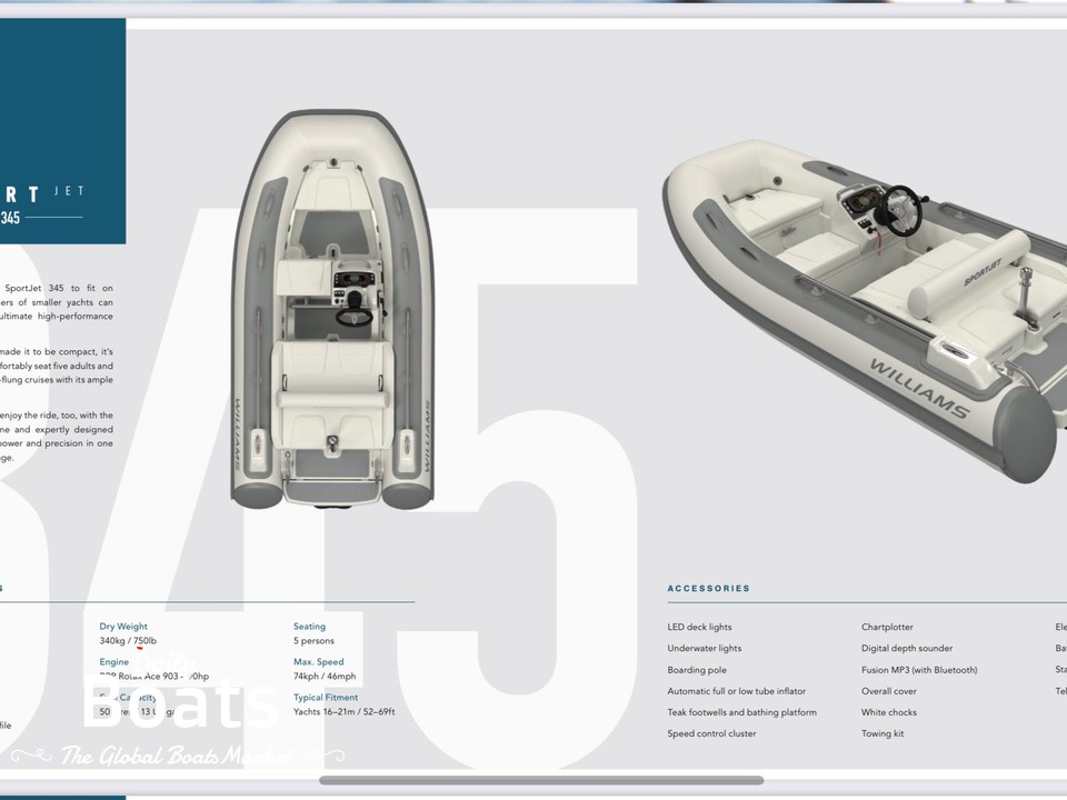 2020 Williams Jet Tenders 345 for sale. View price, photos and Buy 2020 ...