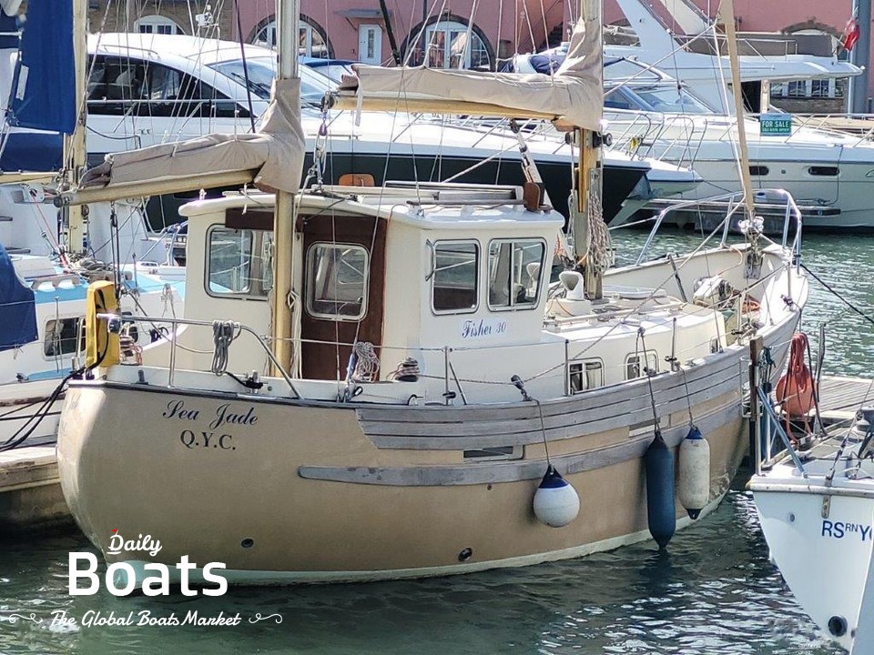 1981 Fisher 30 Motorsailer til salg. Se pris, fotos og Købe 1981 Fisher ...