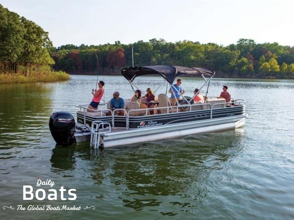 Sun Tracker fishin barge 24 dlx for sale - Daily Boats