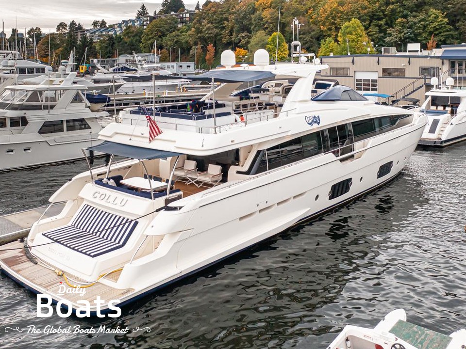 2014 Ferretti Yachts 960 Raised Pilothouse for sale. View price, photos ...