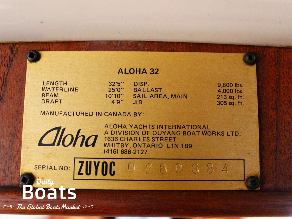 1984 Aloha 32 for sale. View price, photos and Buy 1984 Aloha 32 #293808