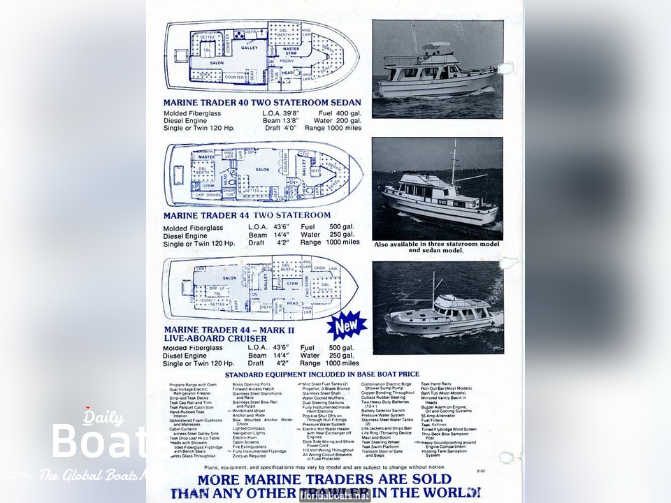 1979 Marine Trader 40 Europa for sale. View price, photos and Buy 1979 ...