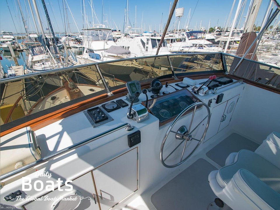 1985 Ocean Alexander 43 Flush Aft Deck for sale. View price, photos and ...